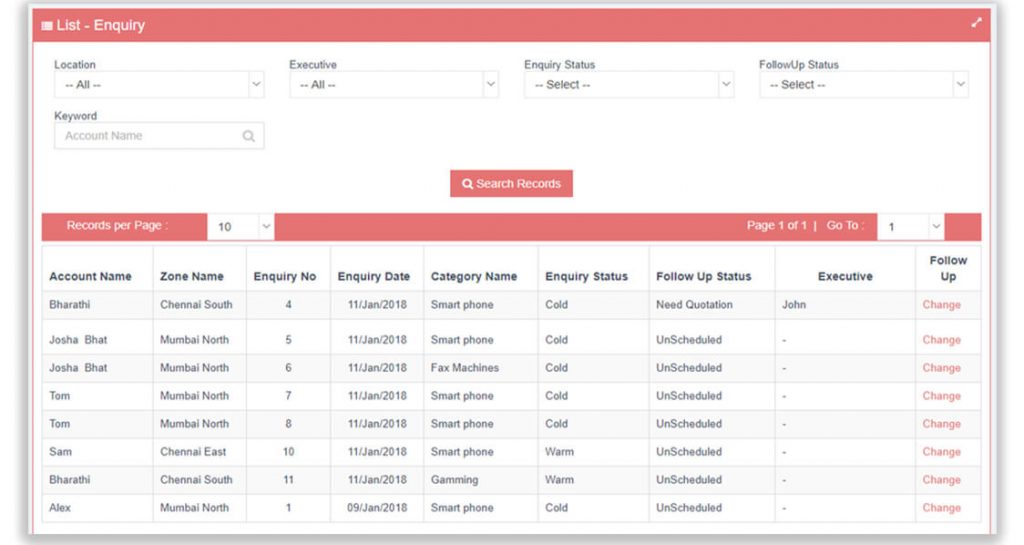 Converting Enquiry Into Sales - Sales2Service
