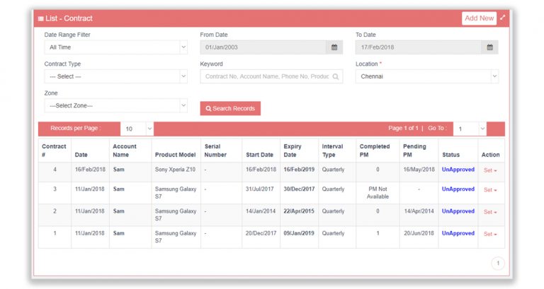 Creating Service Contracts - Sales2Service